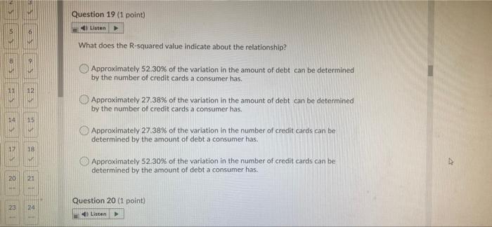 Solved SCENARIO 2 A credit card company wanted to know if | Chegg.com