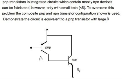 Solved pnp transistors in integrated circuits which contain | Chegg.com