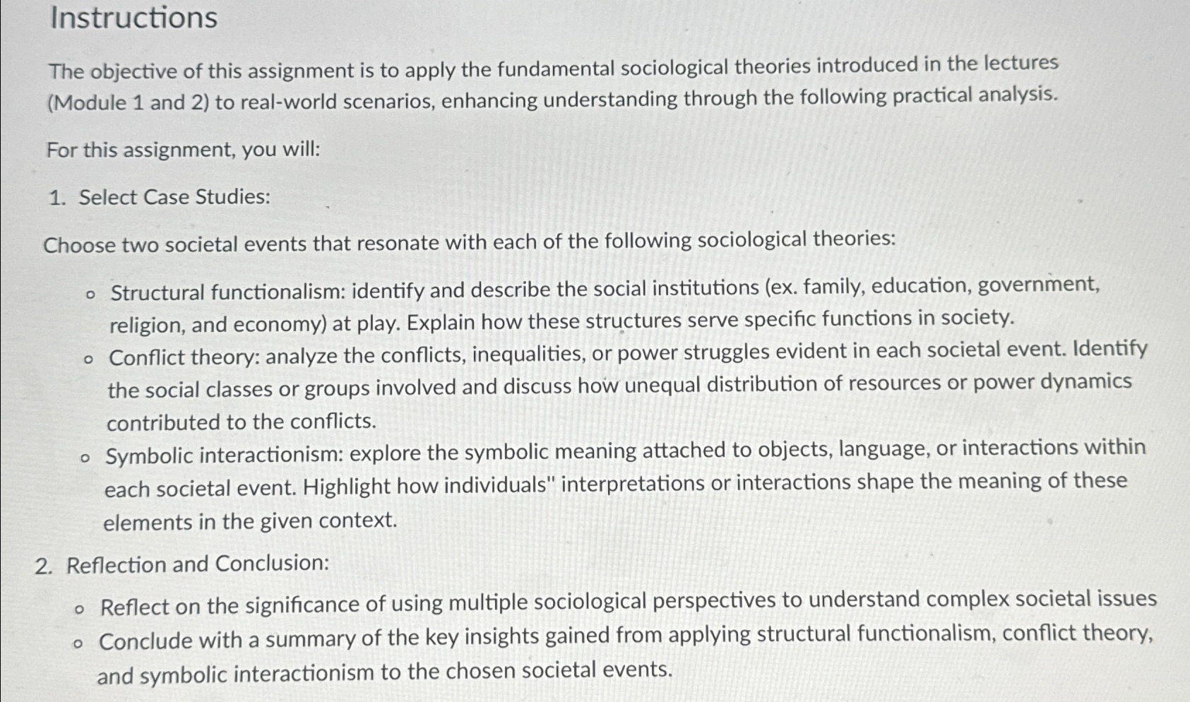 Solved InstructionsThe objective of this assignment is to | Chegg.com