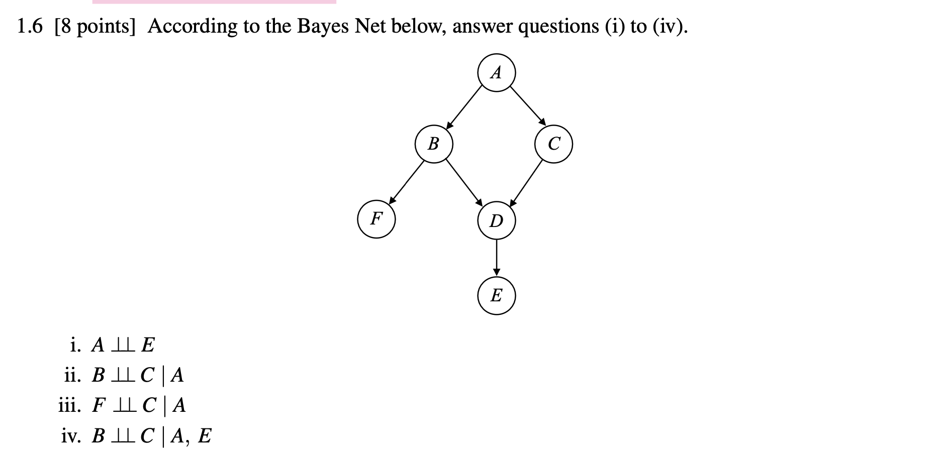 Solved 1.7 [8 ﻿points] ﻿Determine whether or not the | Chegg.com