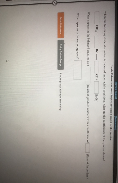 Solved [Review Topics] (References) Use the References to | Chegg.com