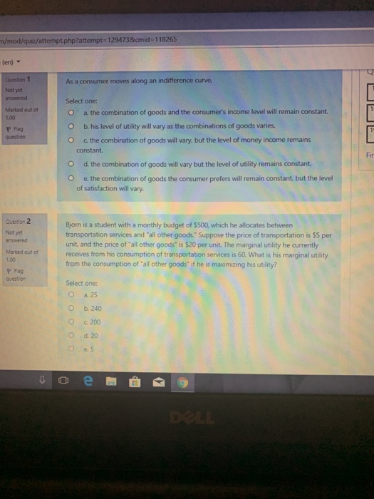 Solved /mod/quiz/attempt.php?attempt=129473&cmid118265 (en) | Chegg.com