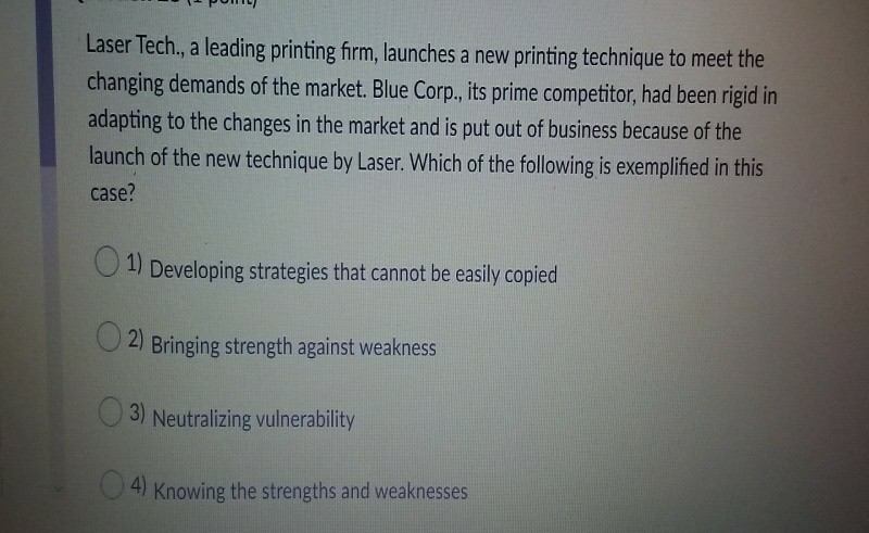 Solved POL Laser Tech., a leading printing firm, launches a | Chegg.com