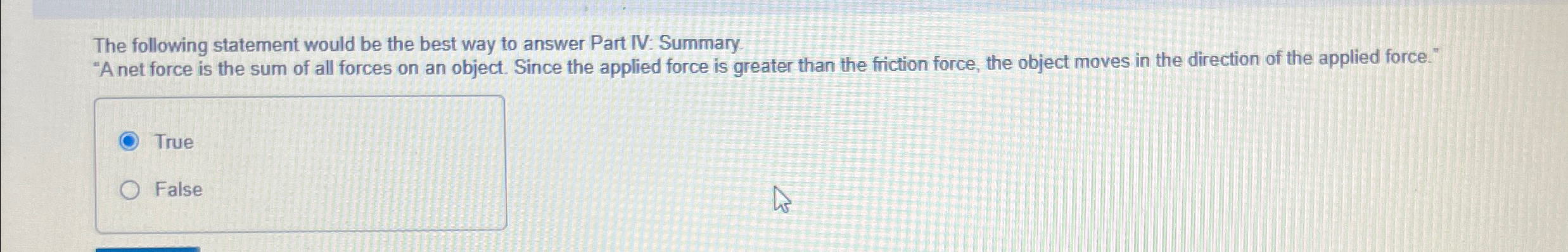 Solved The following statement would be the best way to | Chegg.com