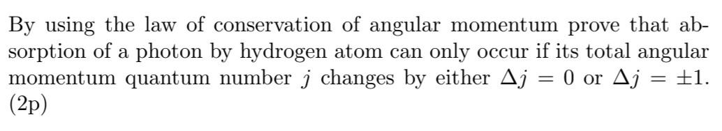 Solved By using the law of conservation of angular momentum | Chegg.com