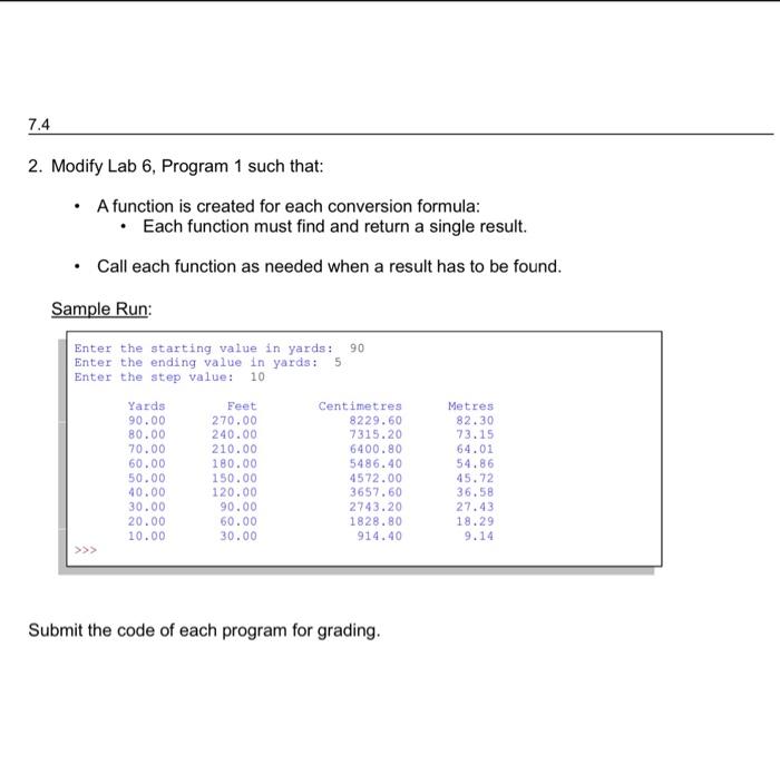 A function that receives values should pass the same | Chegg.com