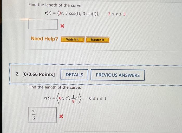 Solved Find the length of the curve. | Chegg.com