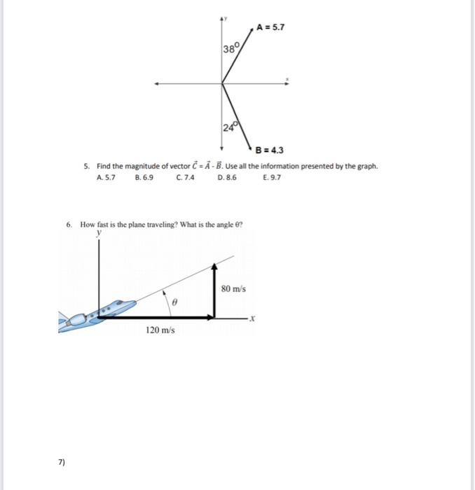 Solved E. 4.7 1. The components of vector Ā are given as | Chegg.com