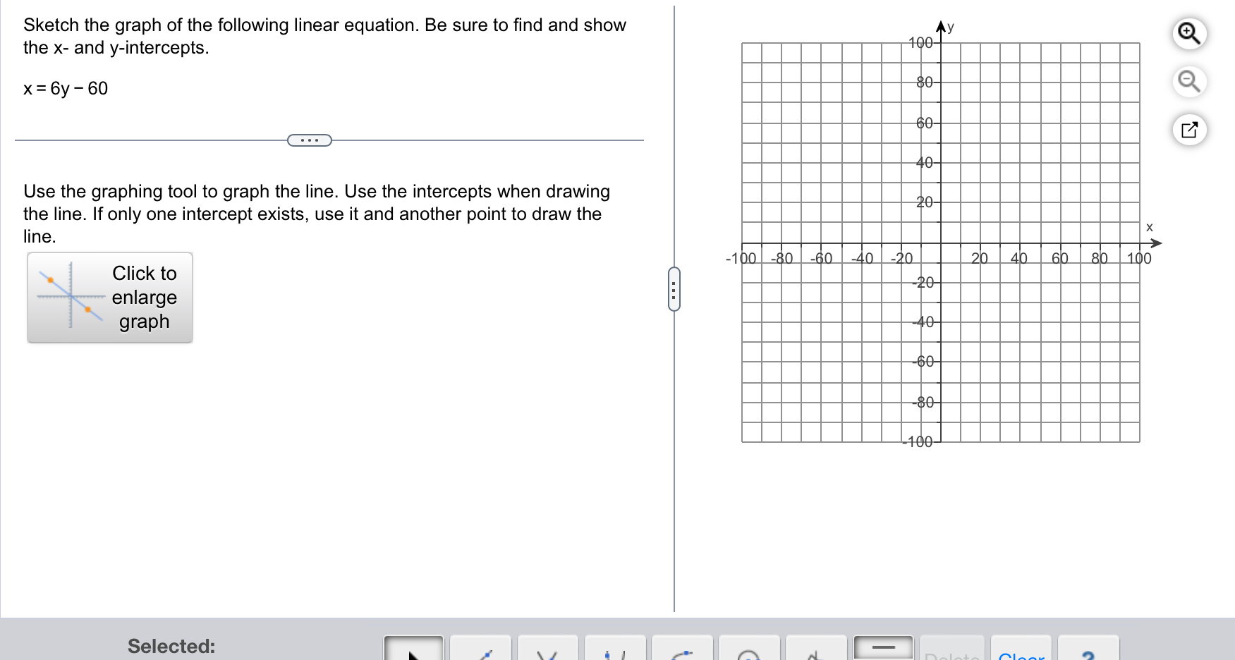 Solved Sketch the graph of the following linear equation. Be | Chegg.com