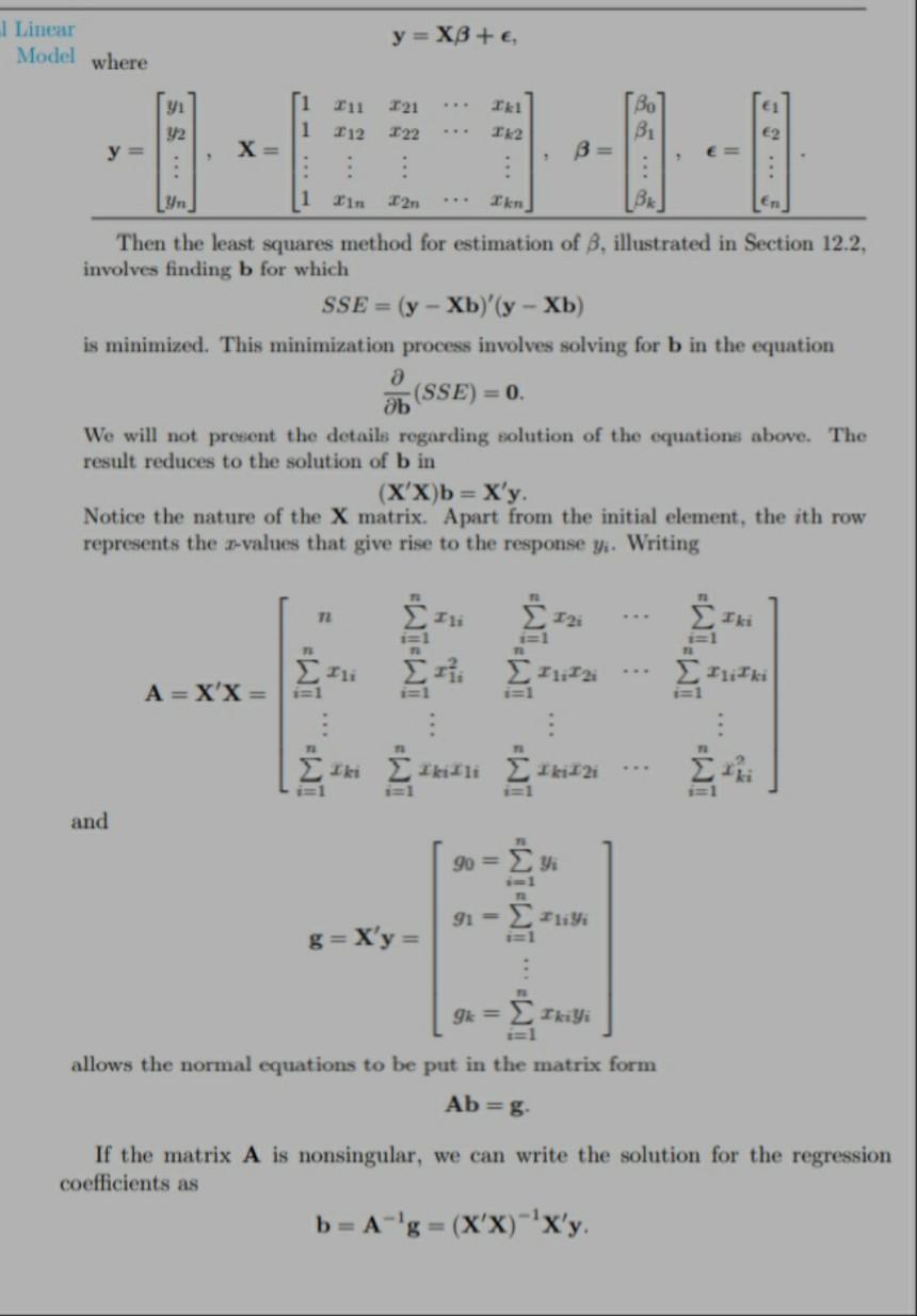 a reciprocal or an inverse matrix? What is the | Chegg.com