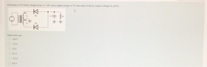 Solved Selencone une sat . 10 V 10 V Gsv dify | Chegg.com