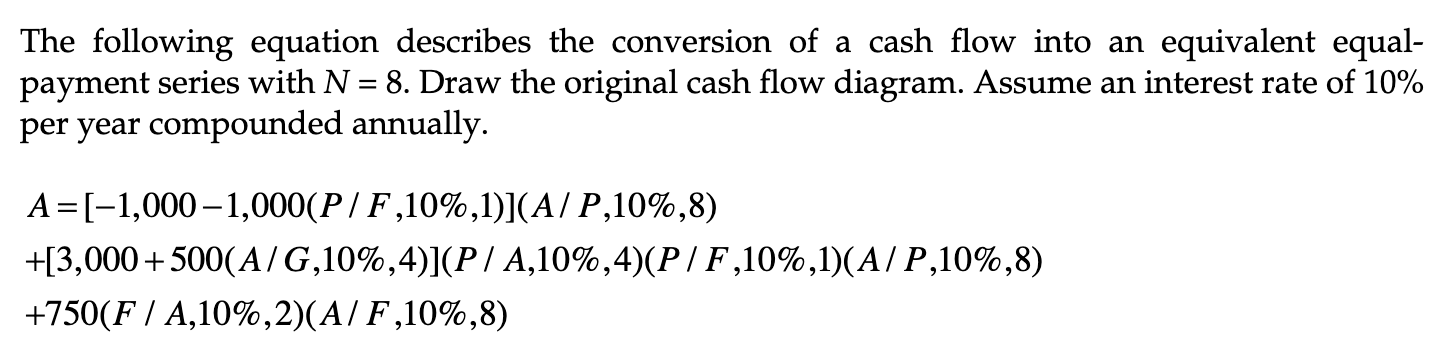 Solved The following equation describes the conversion of a | Chegg.com