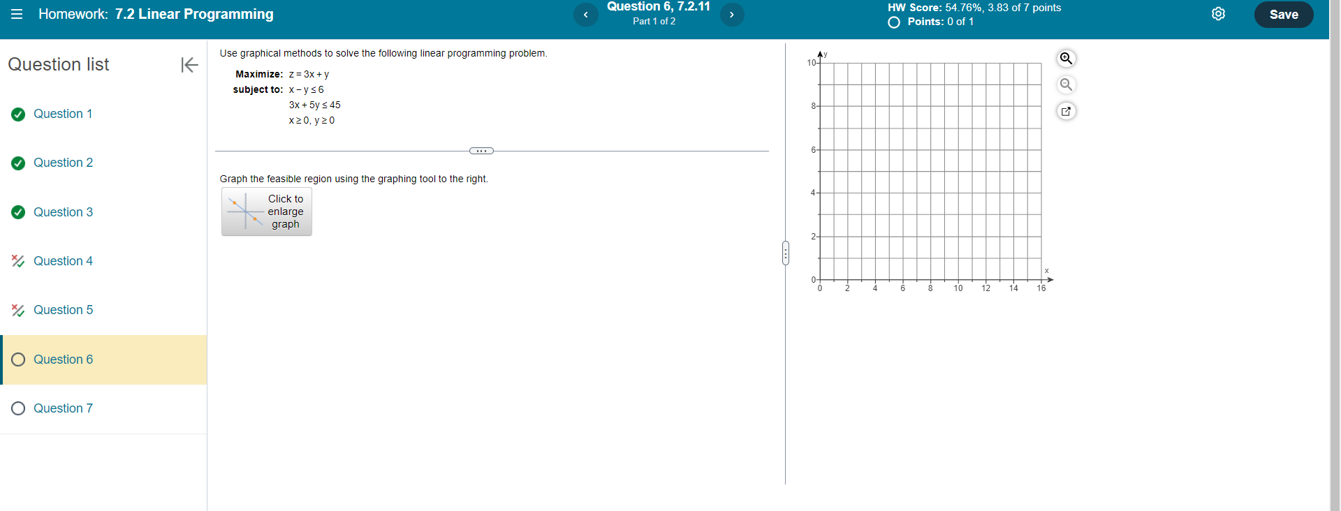 Solved Use Graphical Methods To Solve The Following Linear 9257