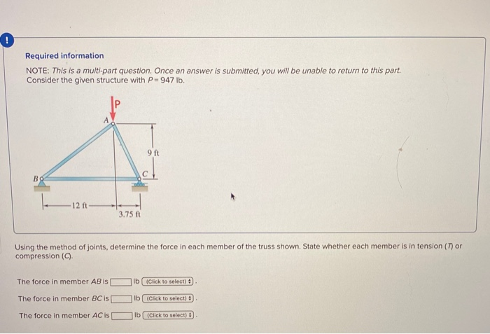 Solved Required information NOTE: This is a multi-part | Chegg.com