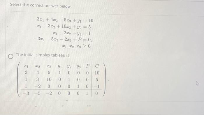 Solved Rewrite The Following Linear Programming Problem U