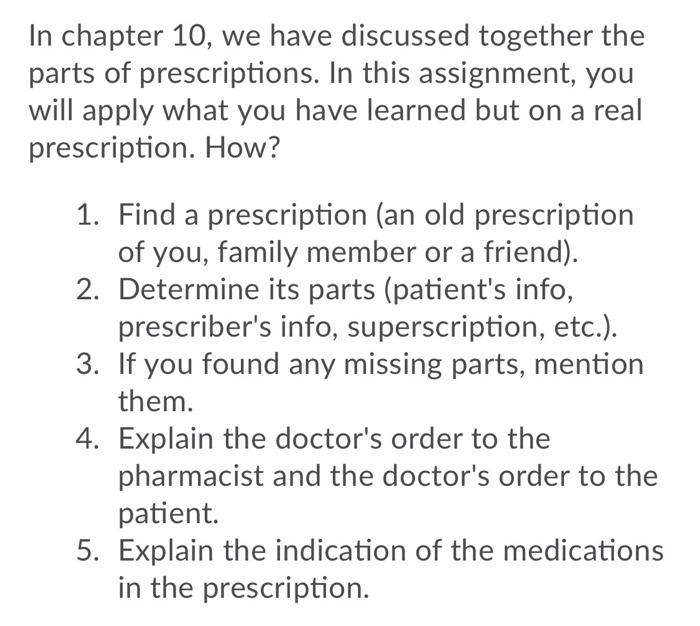 In chapter 10, we have discussed together the parts | Chegg.com