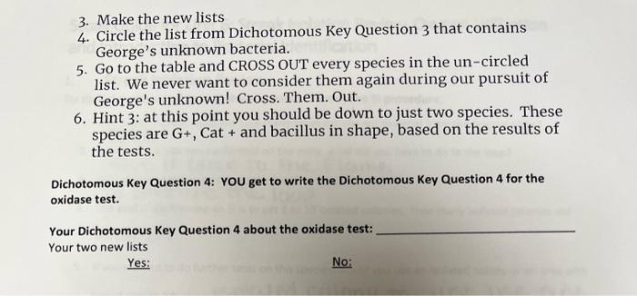 Solved Part two: Introduction to Bacterial Identification | Chegg.com