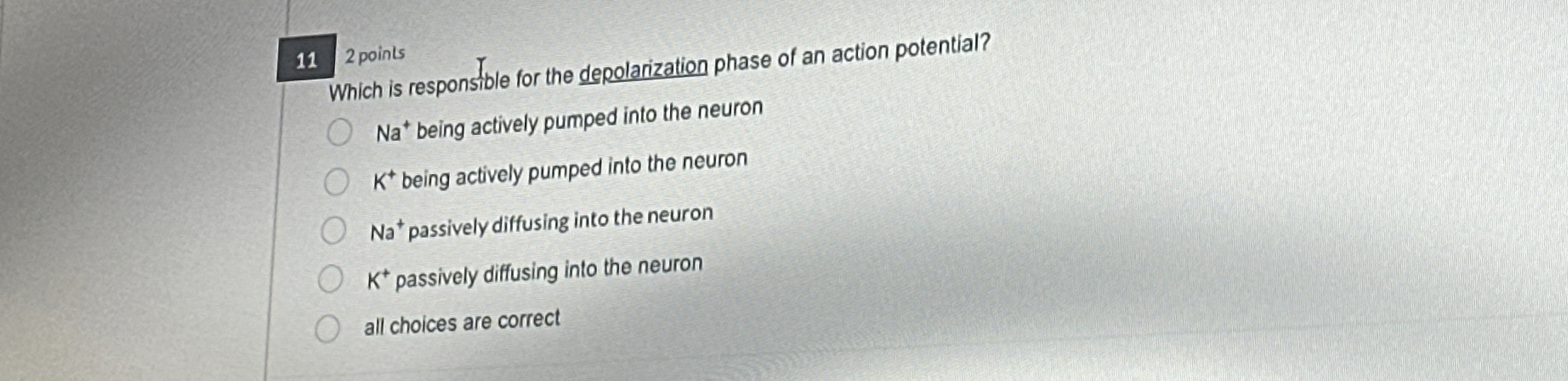 Solved 112 ﻿pointsWhich is responsible for the | Chegg.com