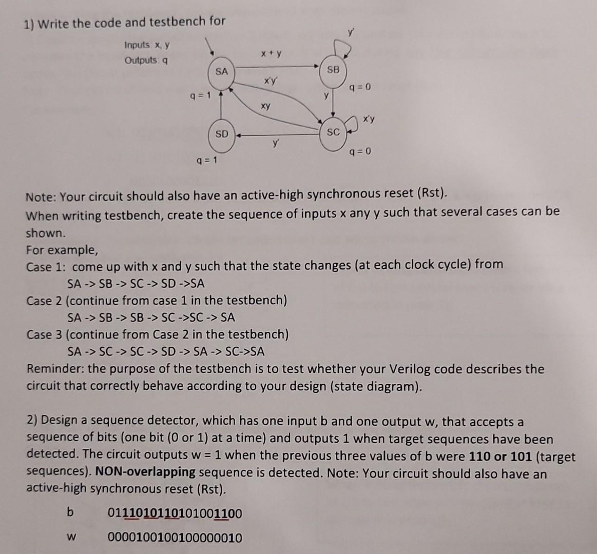 Solved Notes: a) the example that we did in class are on | Chegg.com