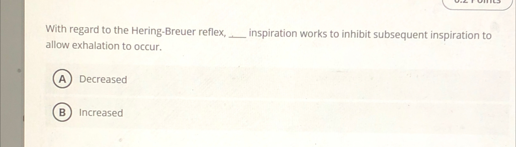 Solved With regard to the Hering-Breuer reflex, q, | Chegg.com