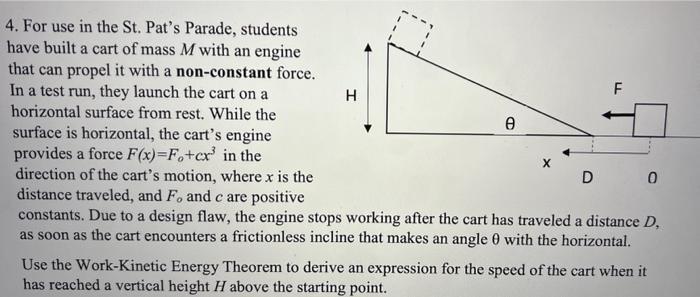 Solved 4. For use in the St. Pat's Parade, students have | Chegg.com