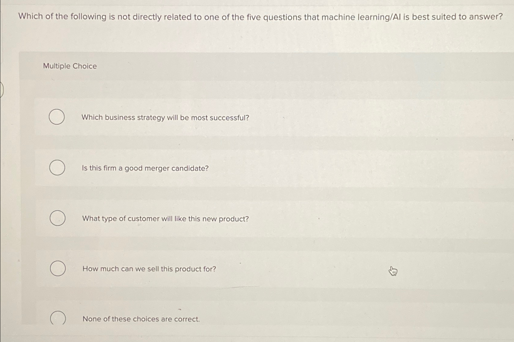Solved Which of the following is not directly related to one | Chegg.com