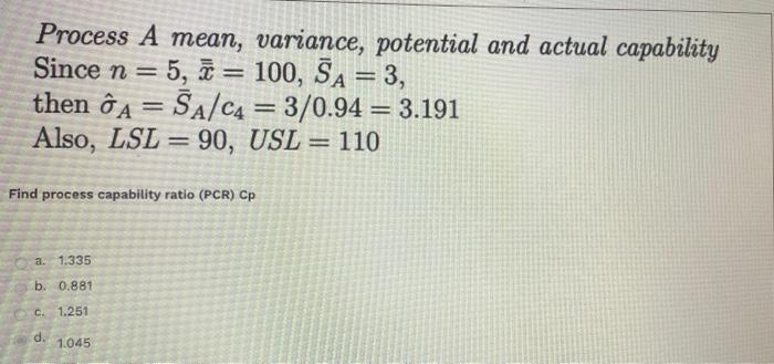 Solved if Cpk=1.0, what will be the actual fallout for the | Chegg.com