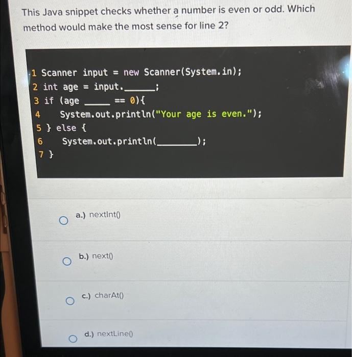 Solved Which of these is the output of the following | Chegg.com