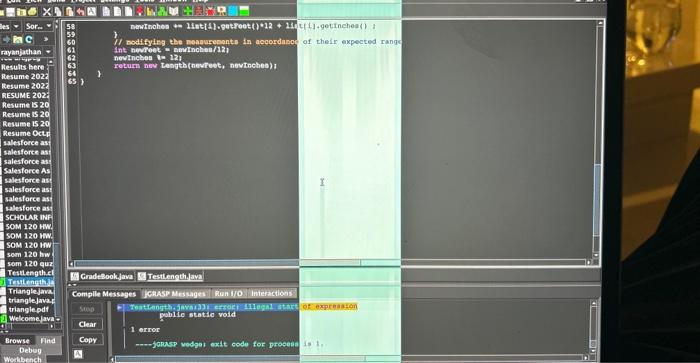 Solved Hiw can I fix error | Chegg.com