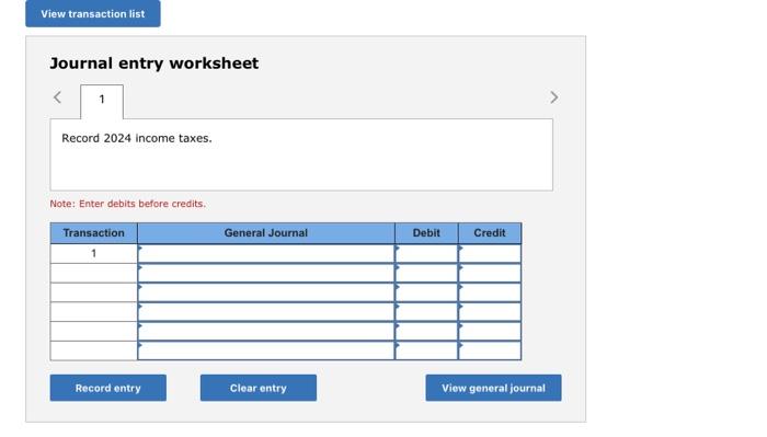 Solved For the year ended December 31,2024 . Fidelity | Chegg.com