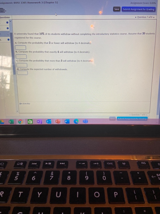 Solved signment: BUSI 2305 Homework 3 (Chapter 5) Assignment | Chegg.com