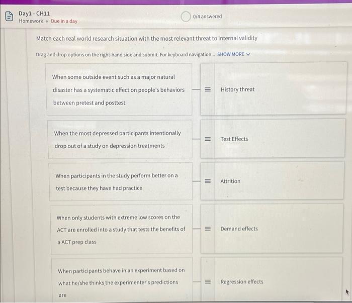 Solved Dayl - CH11 Homework • Due in a day 0/4 answered | Chegg.com