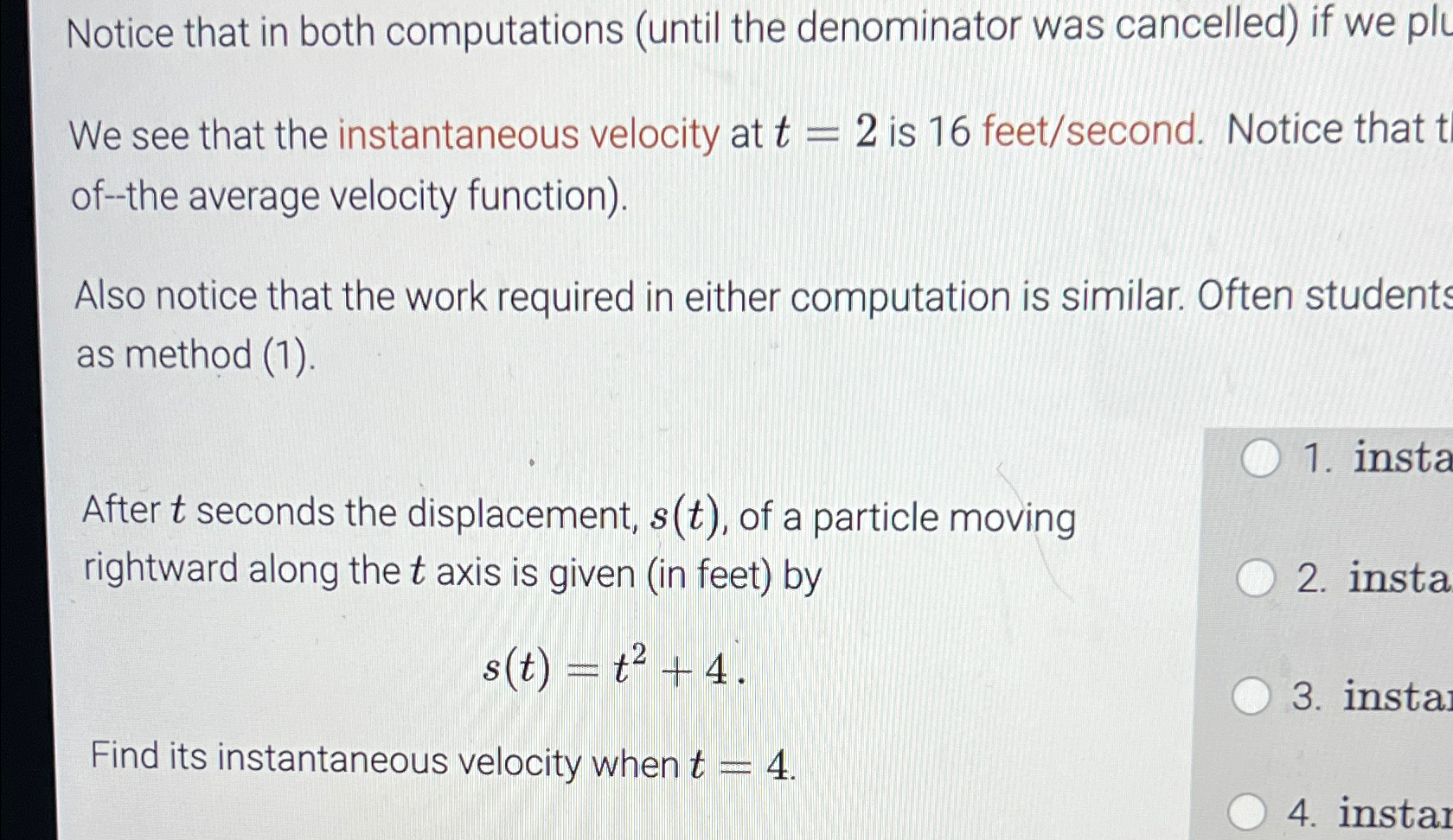 Solved Notice that in both computations (until the | Chegg.com