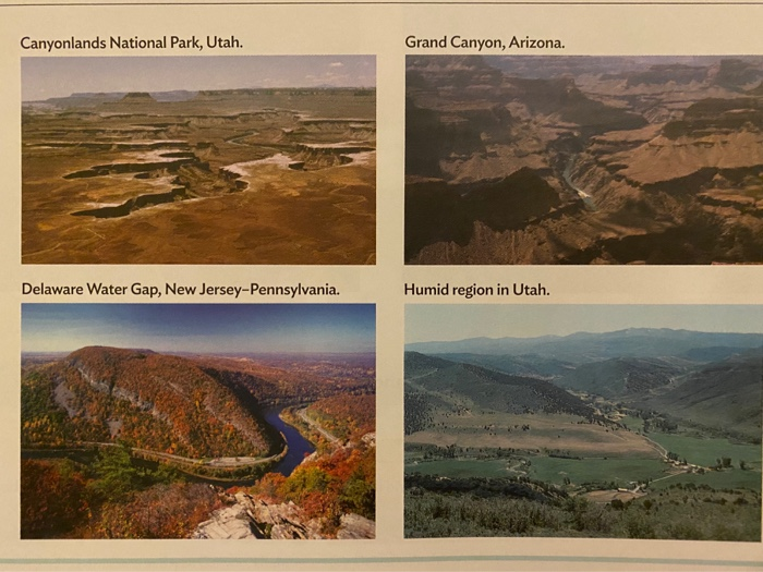 Solved EXERCISE 16.1 Comparing Arid and Humid Landscapes | Chegg.com