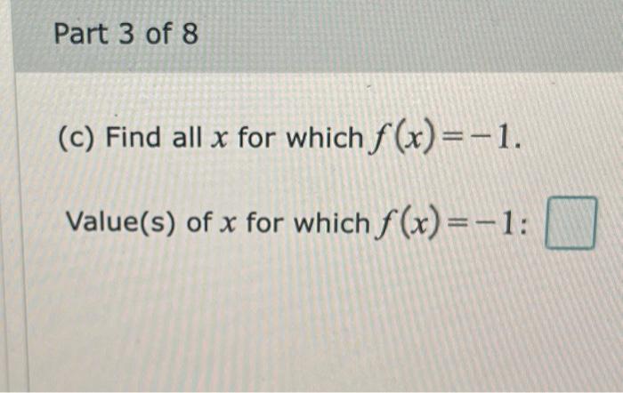 Solved Use the graph of y=f(x) to answer the following. Part | Chegg.com