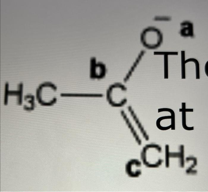 Solved a b/Th H3C-C at CCH2 The number of unshared pairs | Chegg.com