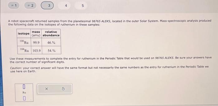 Solved A robot spacecraft returned samples from the | Chegg.com