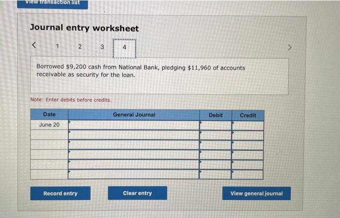 Solved Journal entry worksheet Sold $16,300 of accounts | Chegg.com