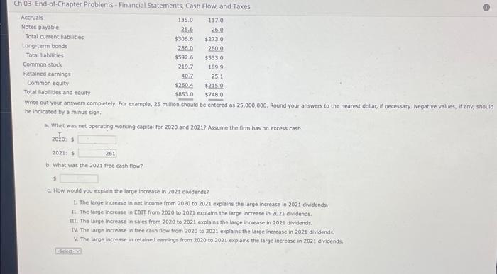 Solved Financial information for Powell Panther Corporation | Chegg.com