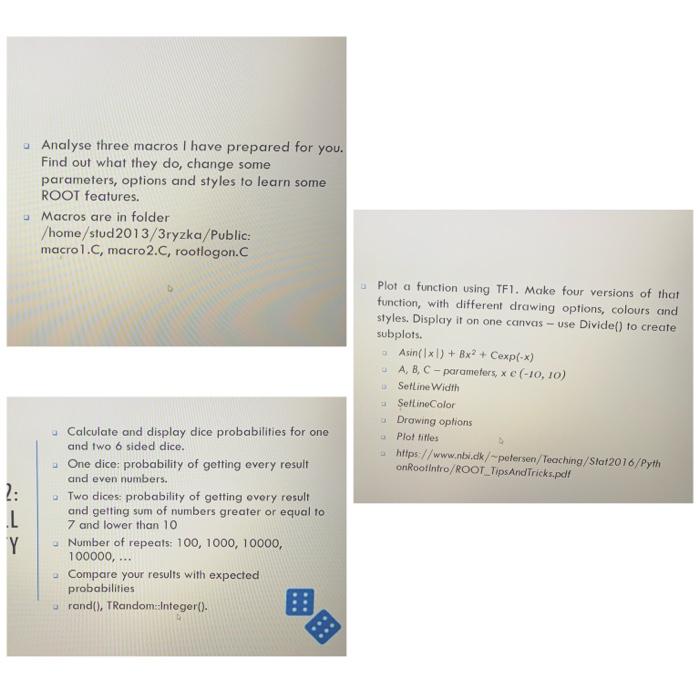 Solved Analyse three macros I have prepared for you. Find | Chegg.com