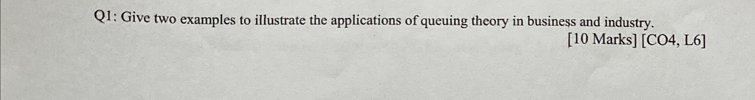 Solved Q1: Give two examples to illustrate the applications | Chegg.com