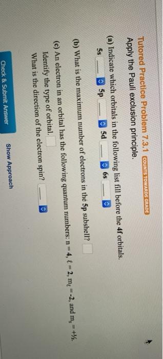 Solved Tutored Practice Problem 7.3.1 COUNTS TOWARDS GRADE | Chegg.com