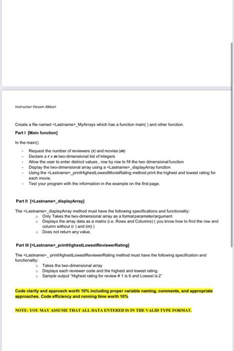 Solved Purpose Using Java Programming Language Create A