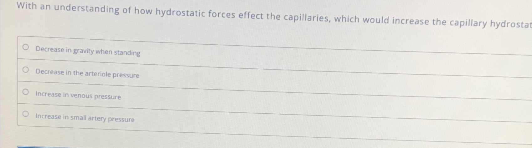 Solved With an understanding of how hydrostatic forces | Chegg.com