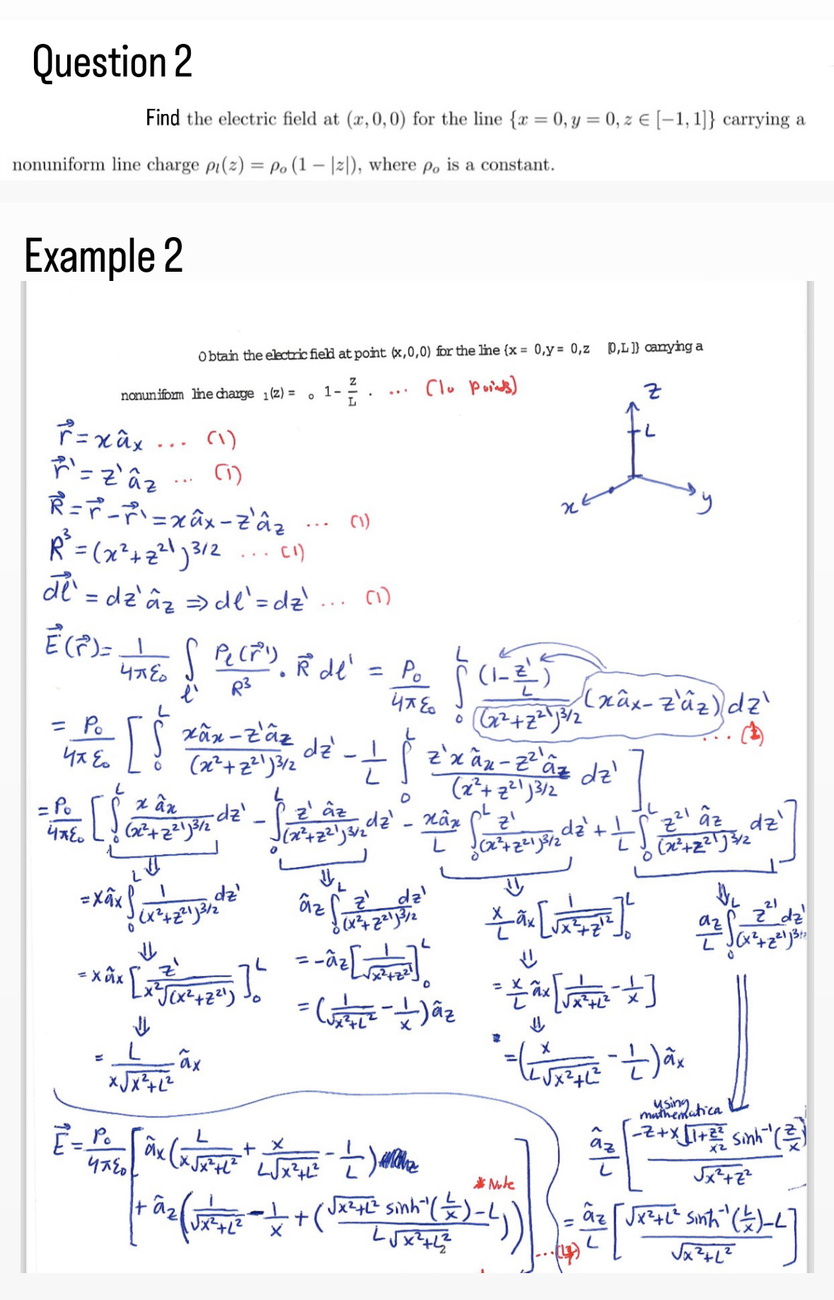 Solved Solve question 2 ﻿in a similar way to example 2 | Chegg.com