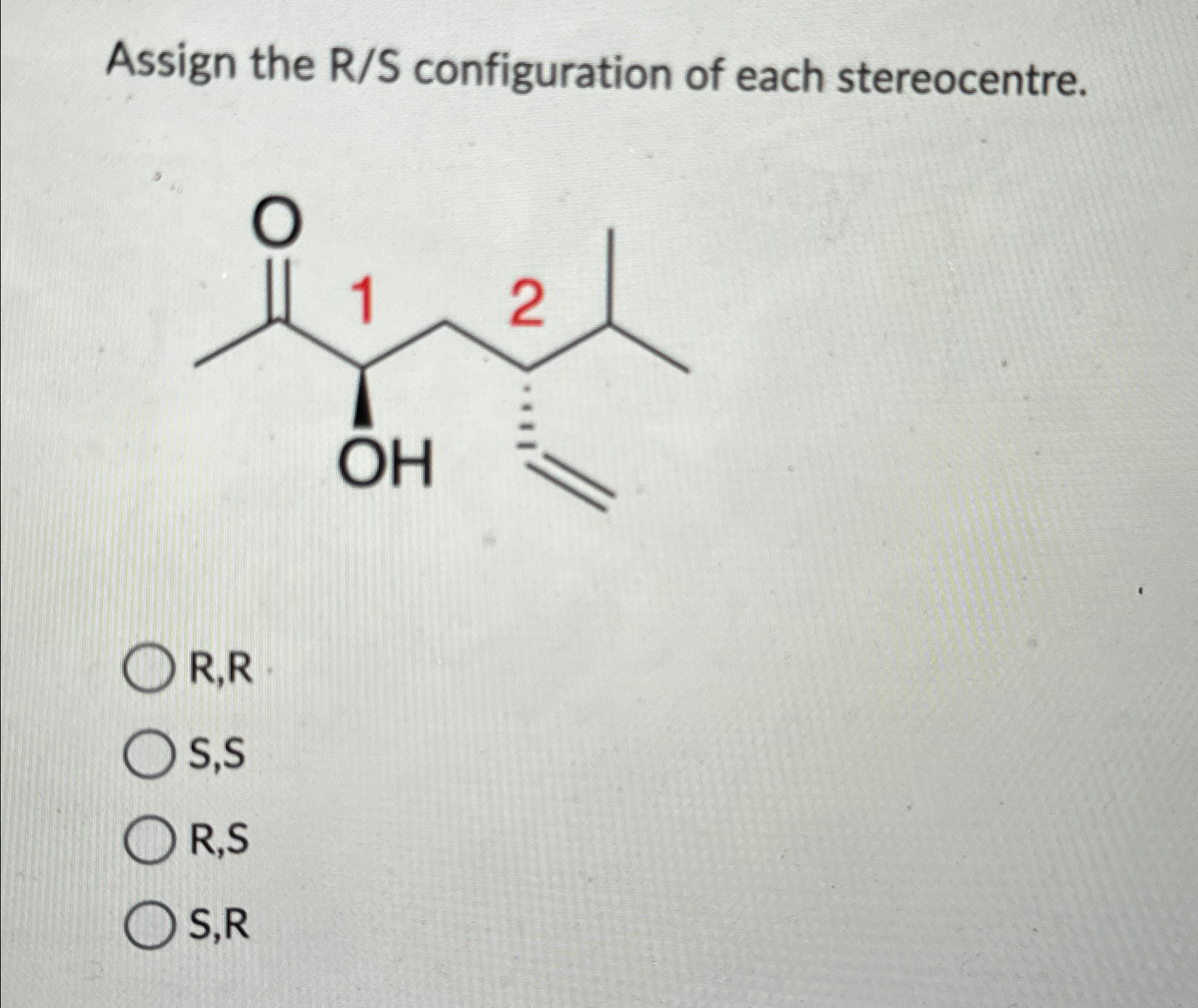 Solved Assign the R/S configuration of each | Chegg.com