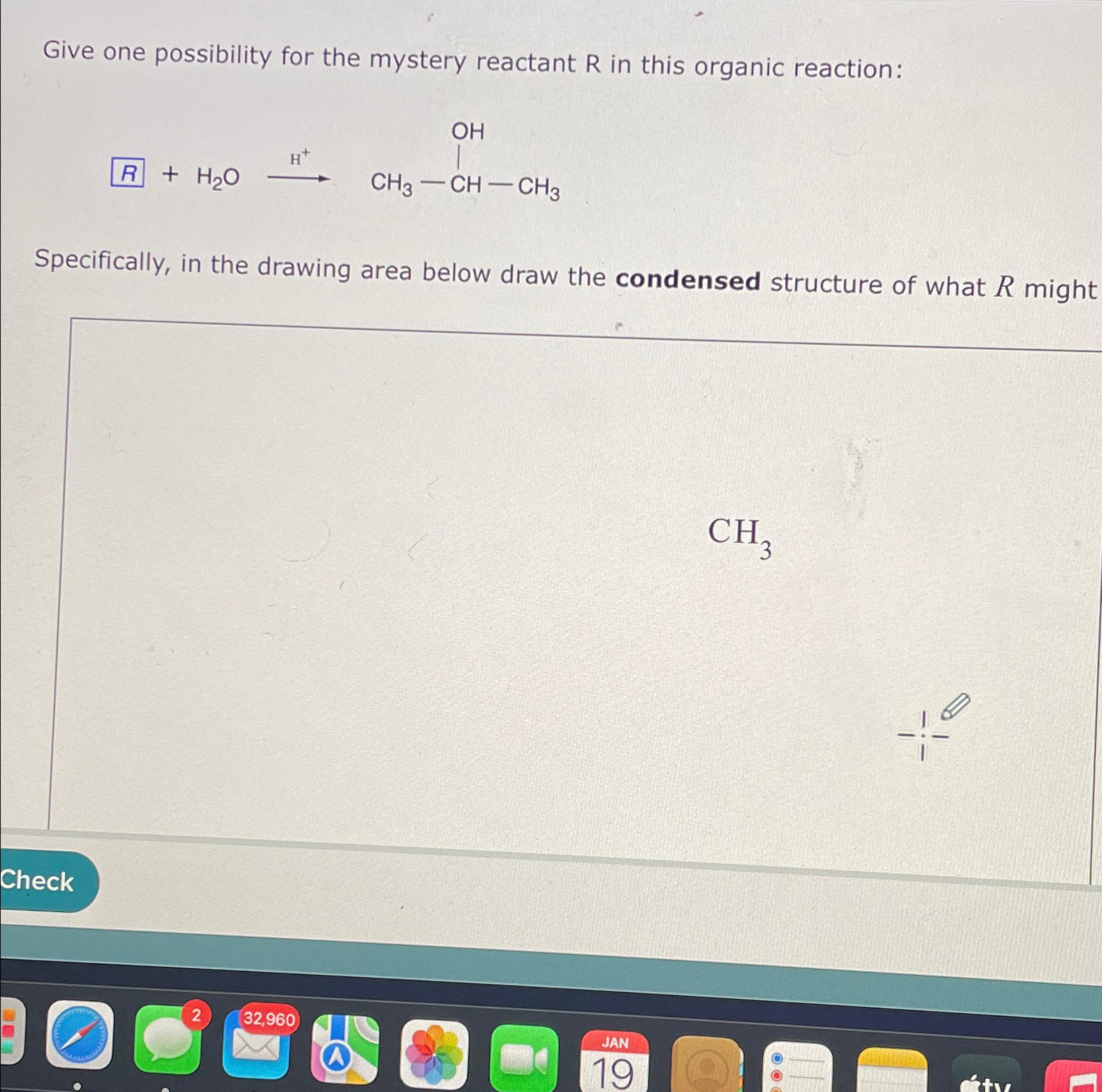 Solved Give One Possibility For The Mystery Reactant R ﻿in
