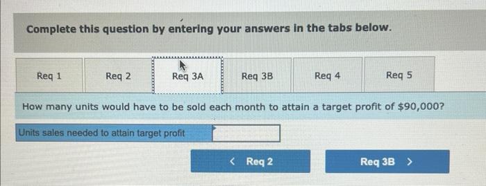 Solved Exercise 5-18 (Static) Break-Even and Target Profit | Chegg.com