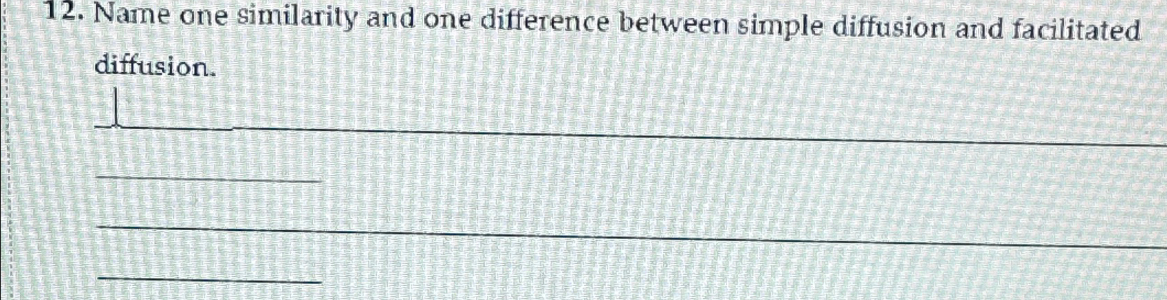 Solved Name one similarity and one difference between simple | Chegg.com