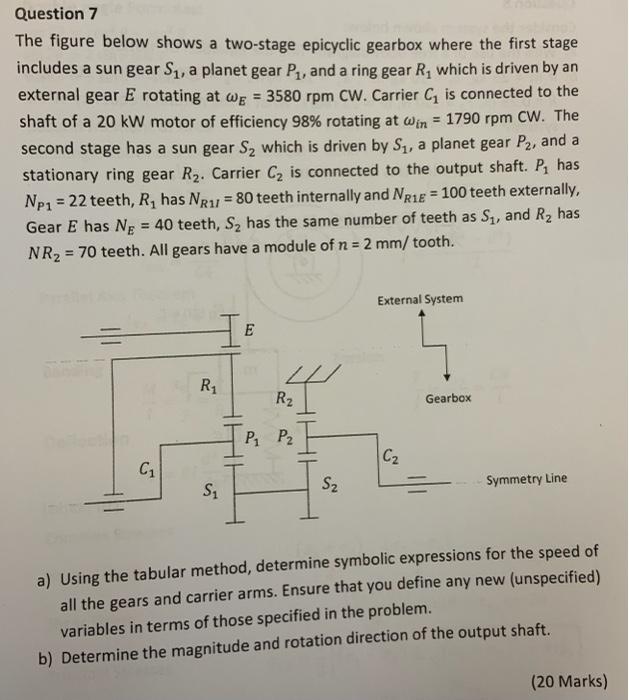 Solved Question 7 The figure below shows a two-stage | Chegg.com